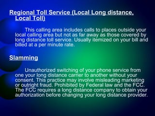 Terms to know for Long Distance | PPT