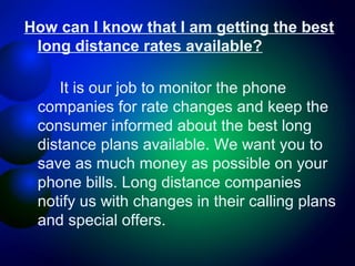 Terms to know for Long Distance | PPT