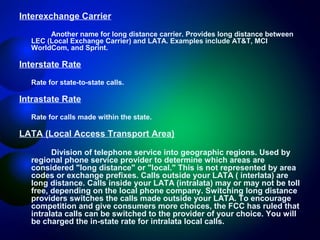 Terms to know for Long Distance | PPT