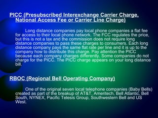 Terms to know for Long Distance | PPT