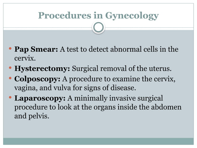 Terms used in Gynecology for diagnosis .pptx