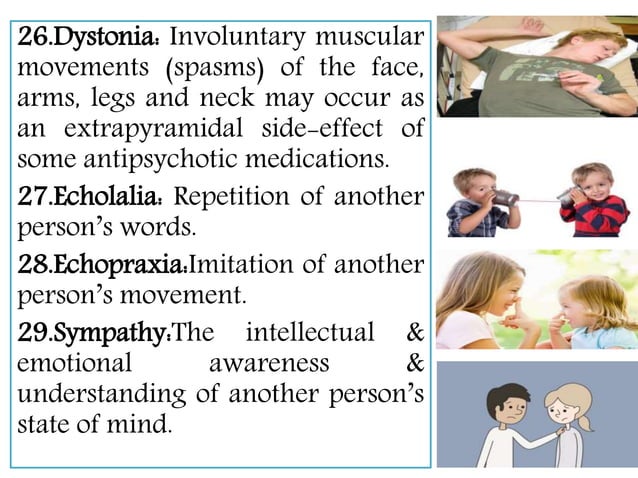 Terms used in mental health nursing | PPTX