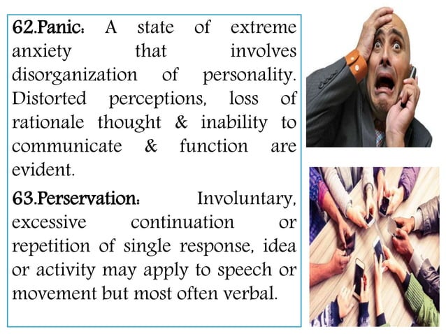 Terms used in mental health nursing | PPTX