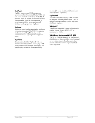 Terms used in pharmacovigilance | PDF