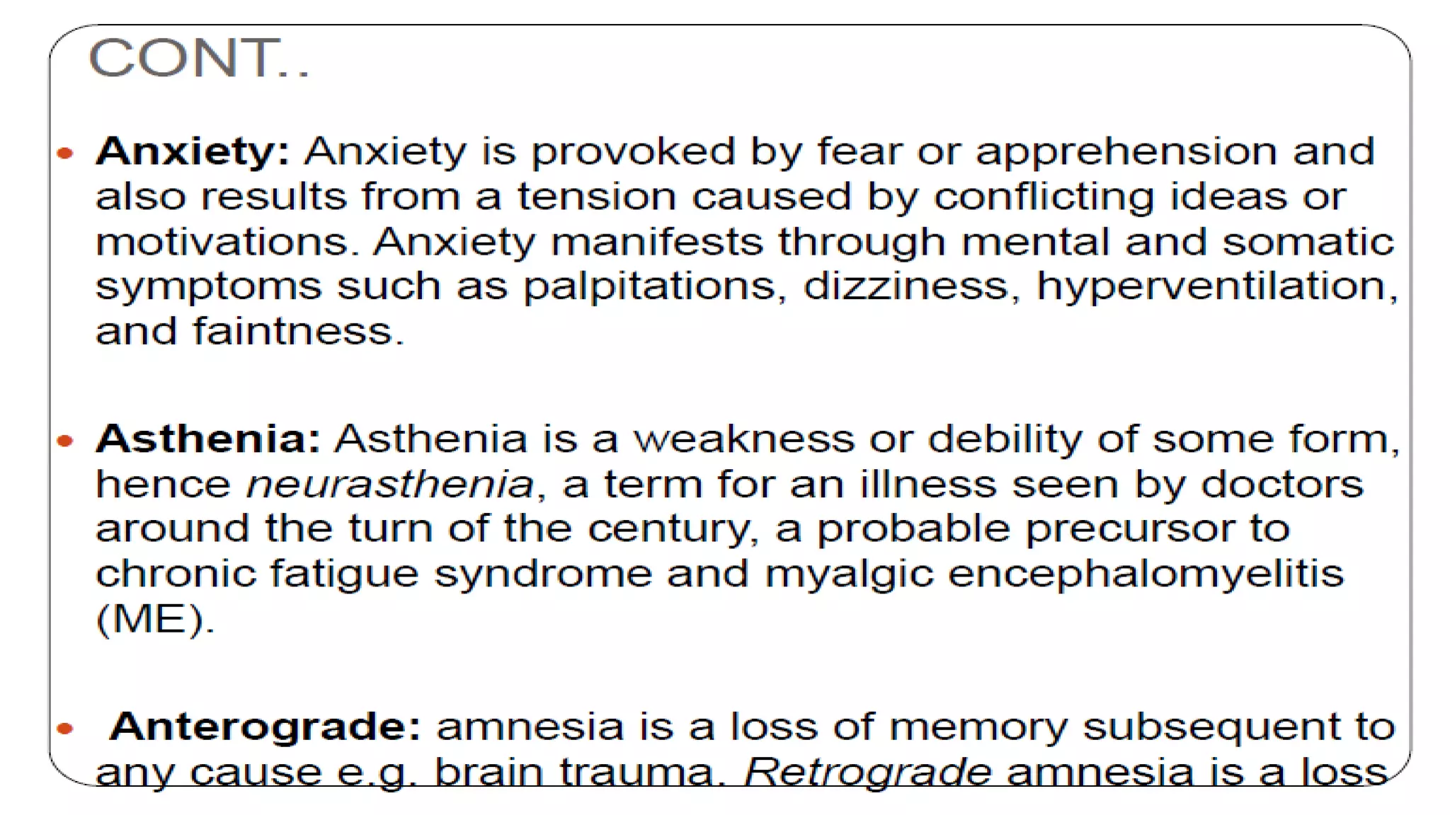 Terms used in psychiatric nursing | PPTX | Mental Health | Diseases and ...