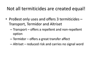 Termiticides | PPTX
