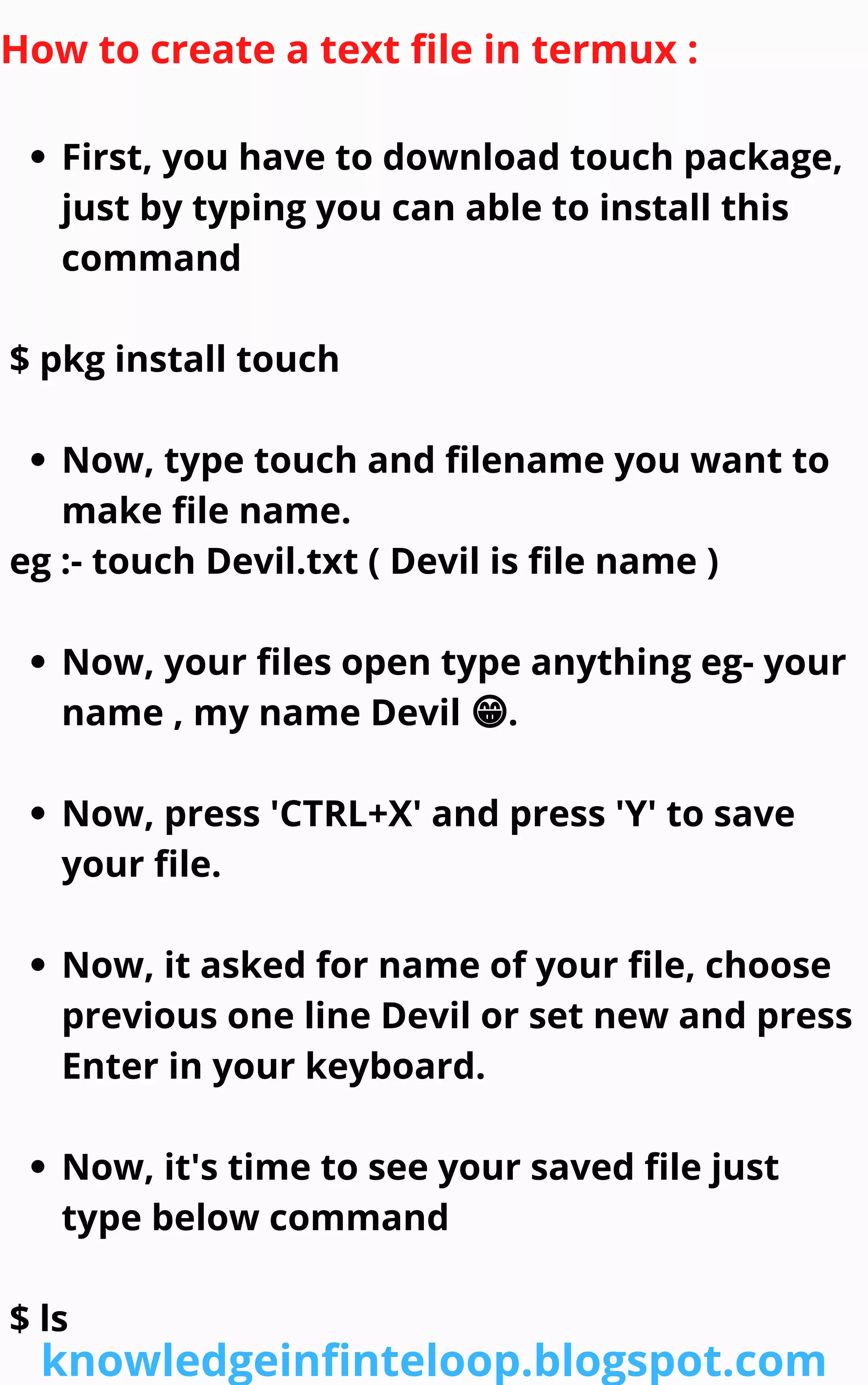 [PDF] 2021 Termux basic commands list | PDF