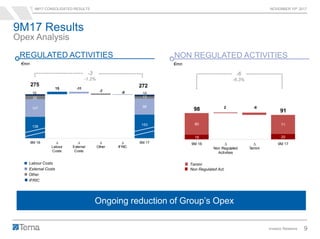 9M 2017 - Consolidated Results (November 10, 2017) | PPT