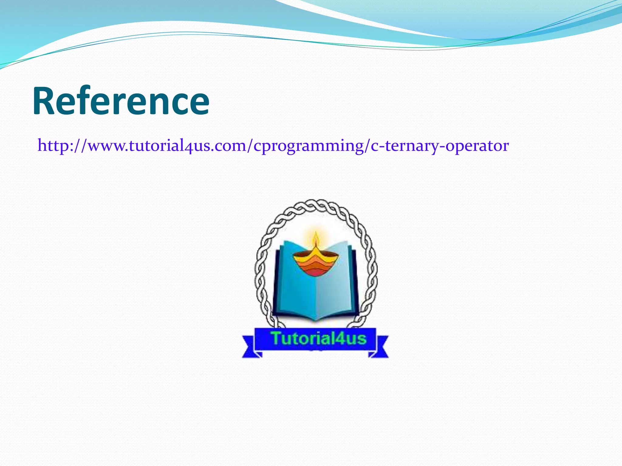 Ternary operator | PPTX