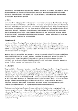 GEOSS Ecosystem Mapping for Australia | PDF