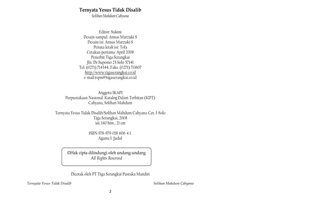 Ternyata yesus-tidak-disalib | PPT