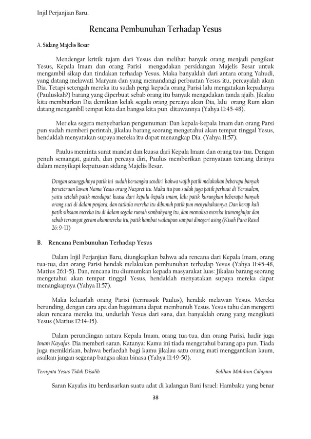 Ternyata yesus-tidak-disalib | PPT