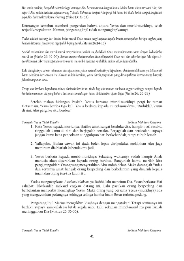 Ternyata yesus-tidak-disalib | PPT