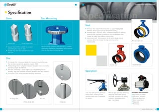 Terofox api609 resilient seated butterfly valve (rev.00) | PDF