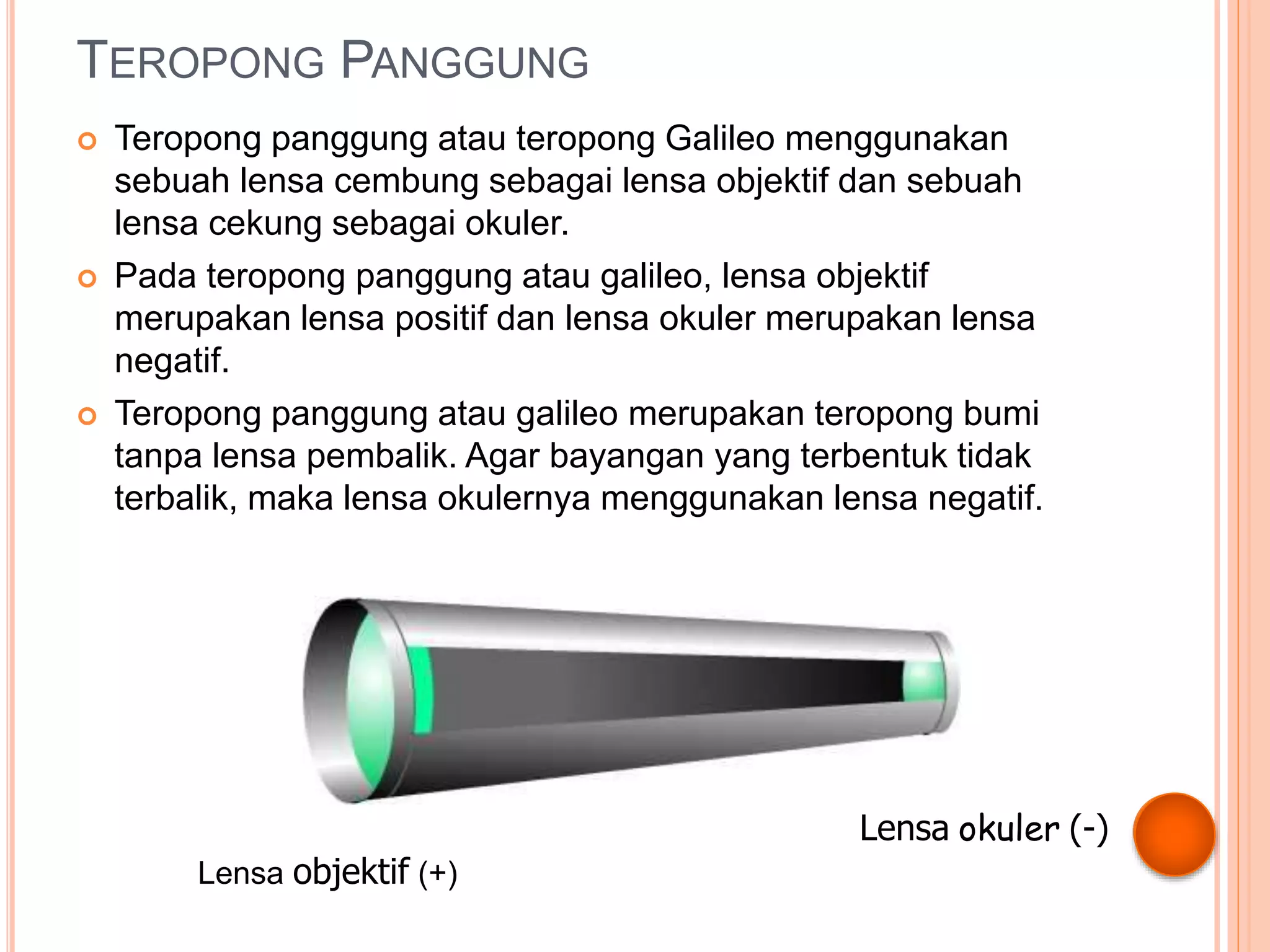Teropong edit | PPTX