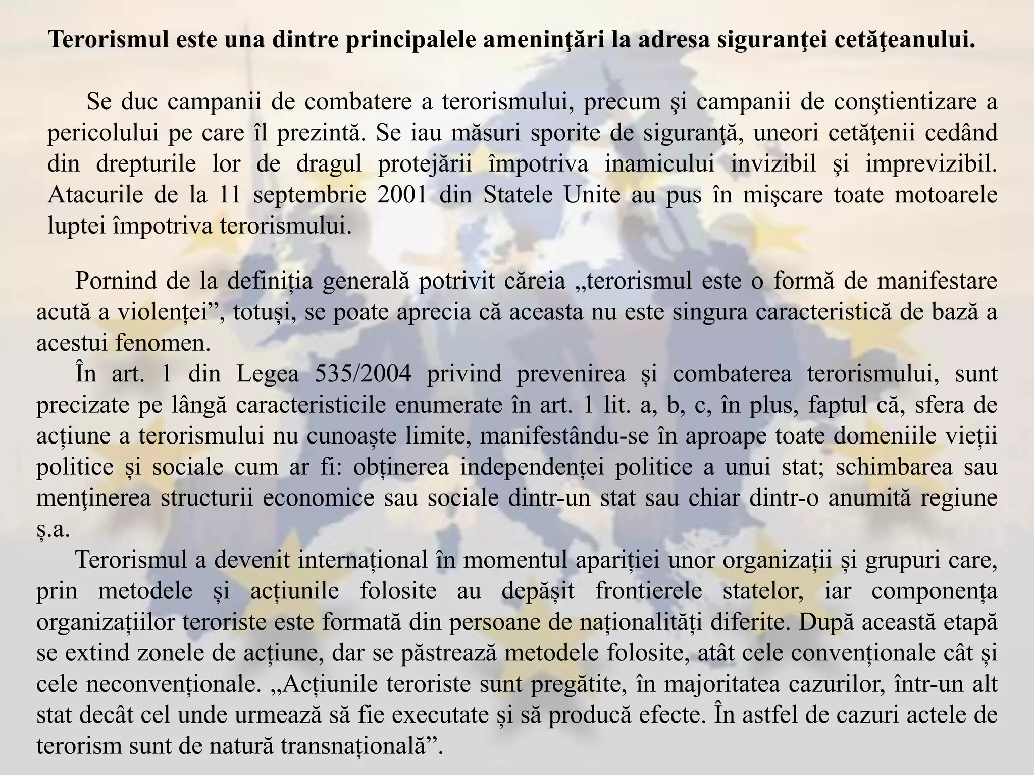 Terorismul | PDF