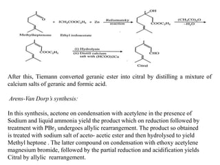 Terpene and structure elucidation of monoterpene | PPTX