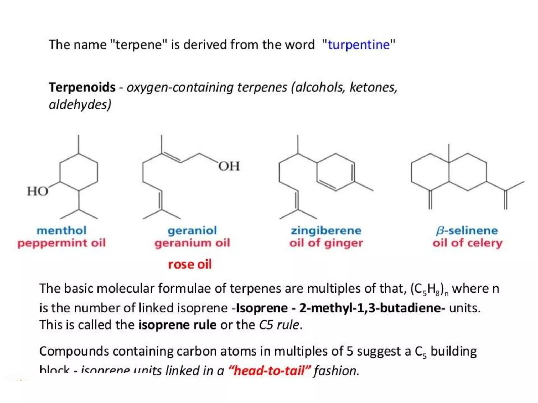 Terpenes and their Classification | PPTX