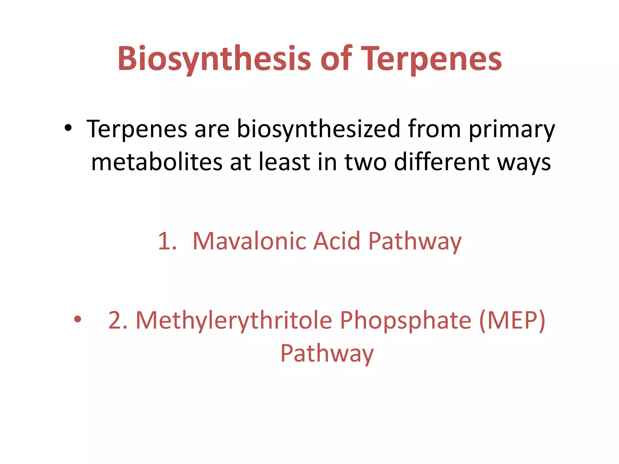 Terpenes | PPTX