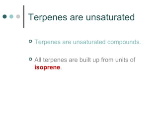 Terpenes (basics) | PPT