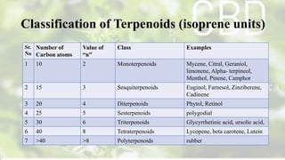 Terpenes & terpenoids | PPTX