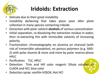 Terpenoid iridoid | PPTX