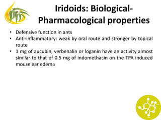 Terpenoid iridoid | PPTX