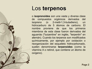 Terpenoides | PPTX