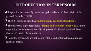 terpenoides. pptx | PPTX