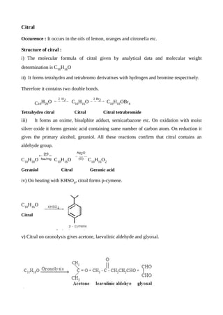 Terpenoids -module5 | PDF