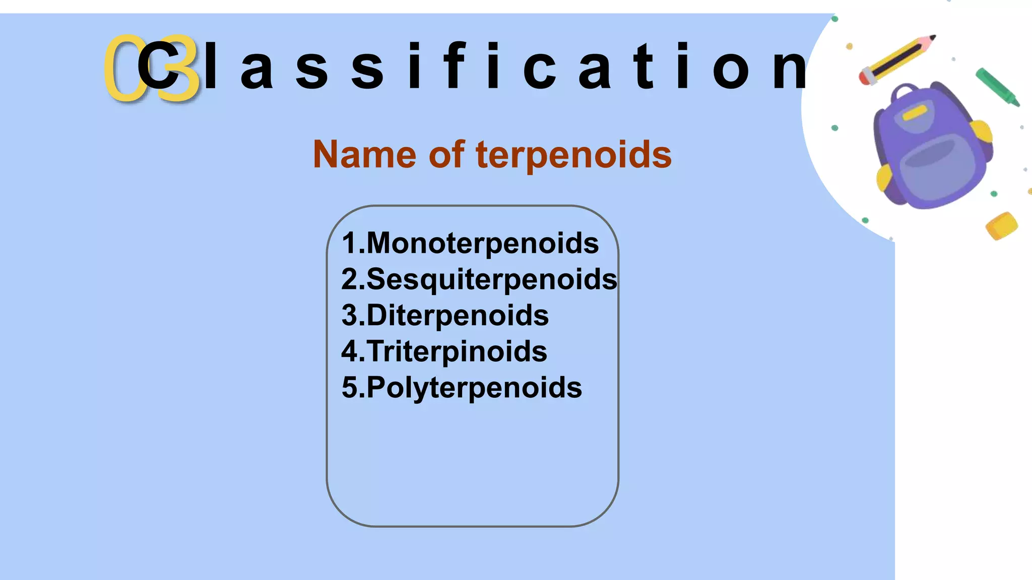 TERPENOIDS SlideShare pharmacognosy | PPTX