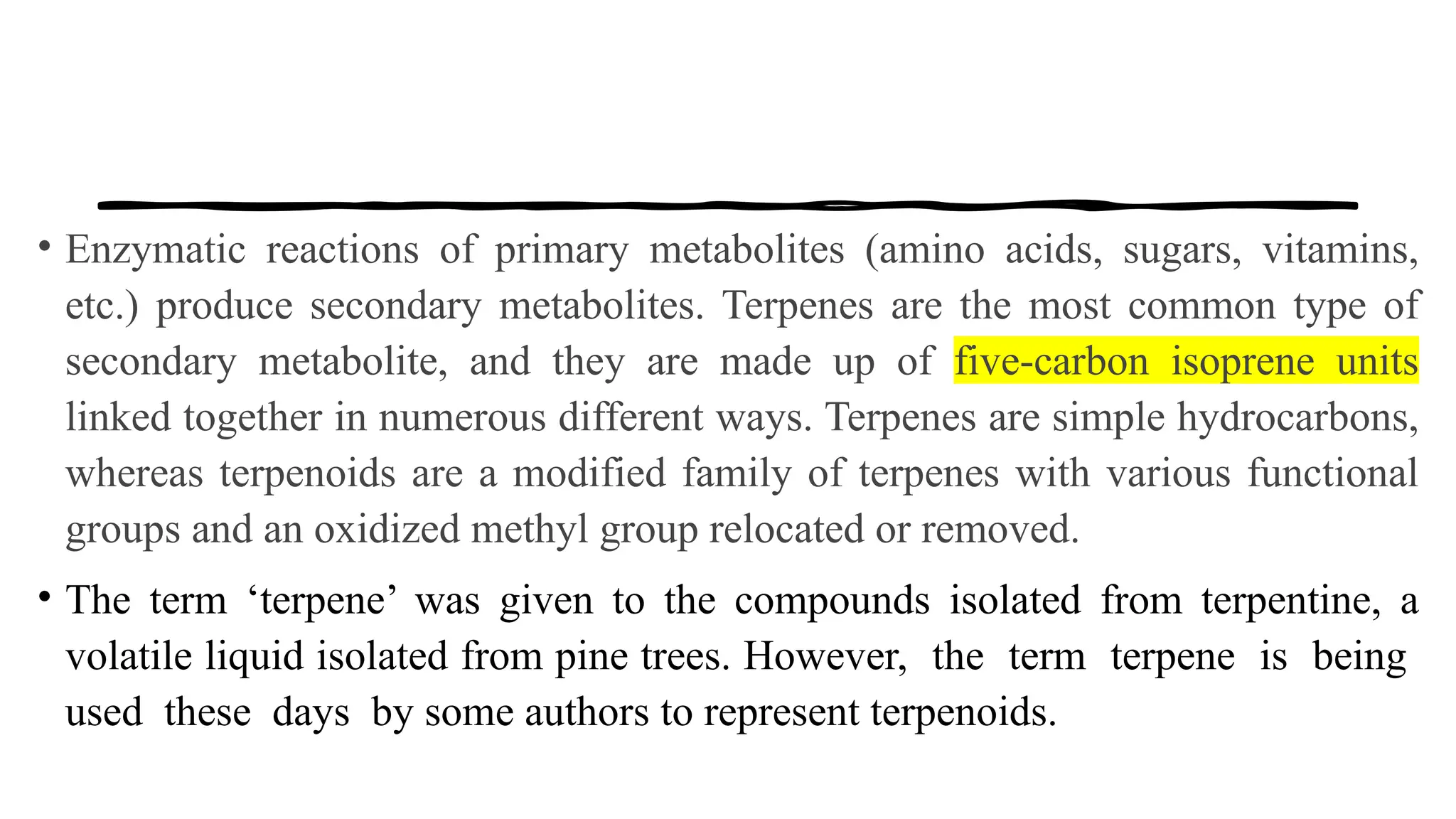 Terpenoids , classification and synthesis | PPTX