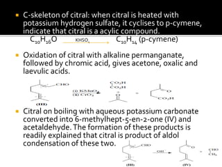 Terpenoids, carotenoids, vitamins and quassinoids | PPTX | Chemistry ...