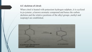 Structural Elucidation of Monoterpenoids | PPTX