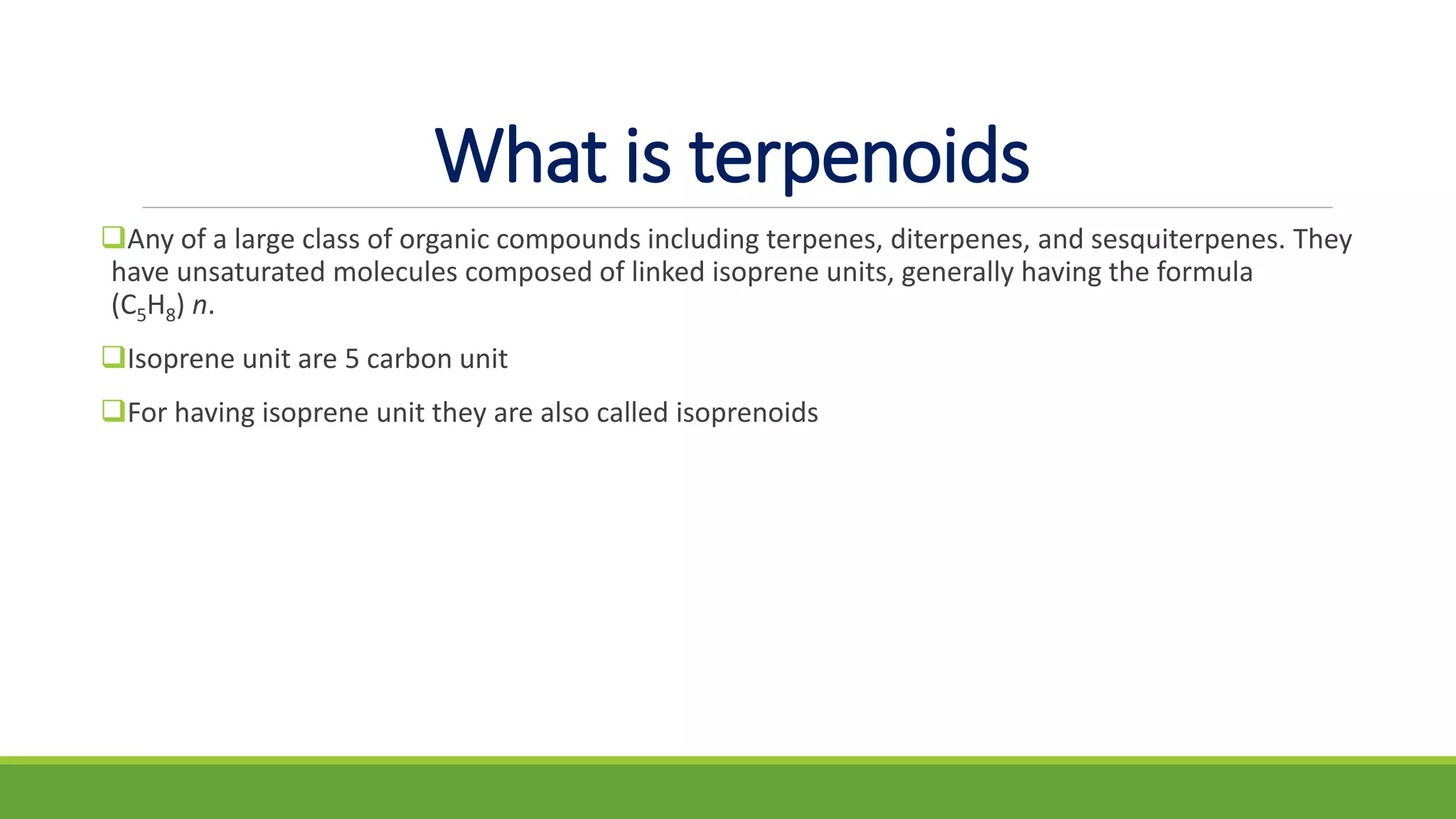Terpenoids | PPTX
