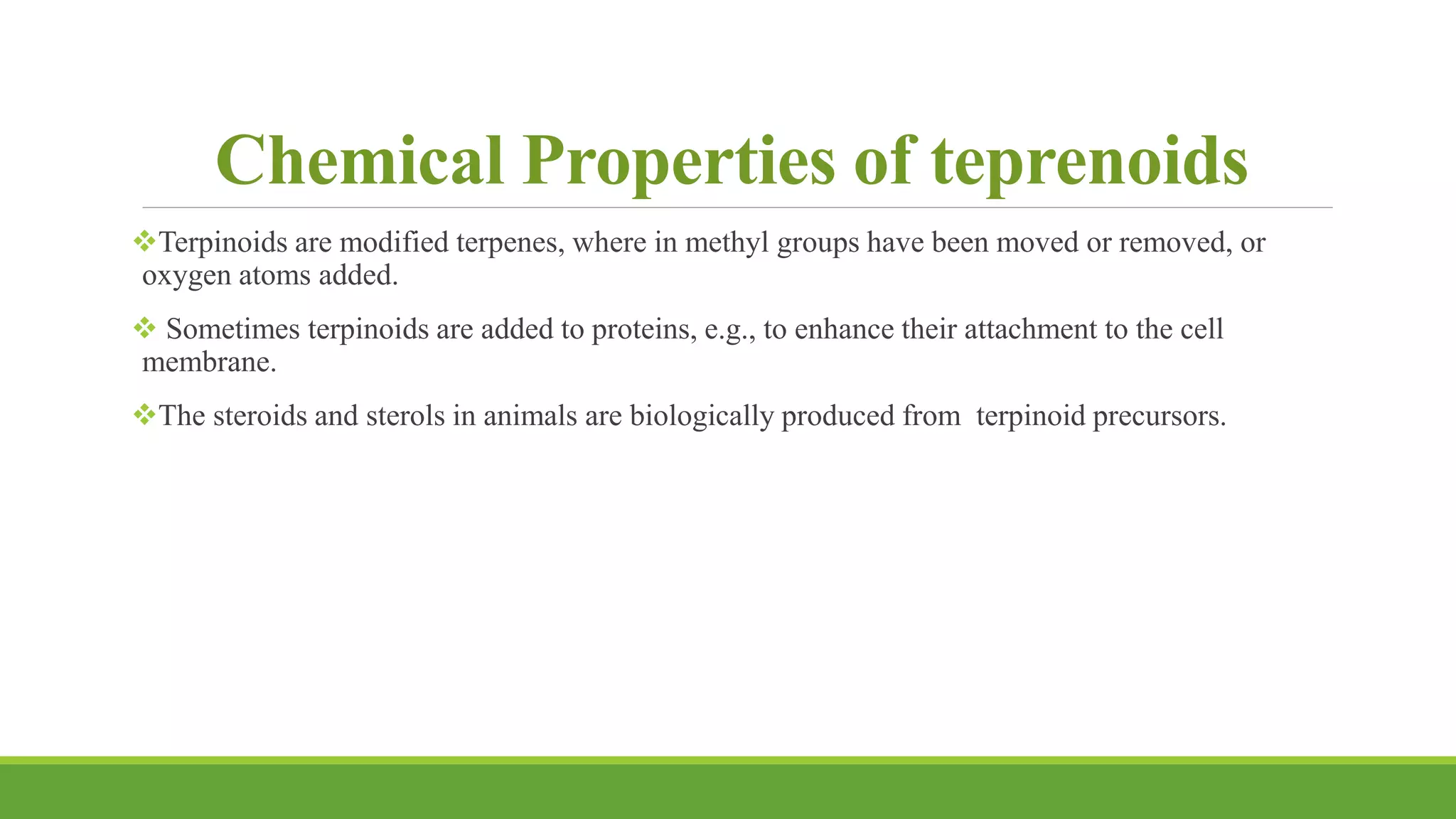 Terpenoids | PPTX | Science