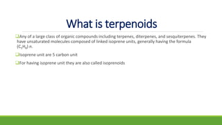 Terpenoids | PPT