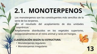 tema de biologia celular y molecular lipidos TERPENOS | PPTX