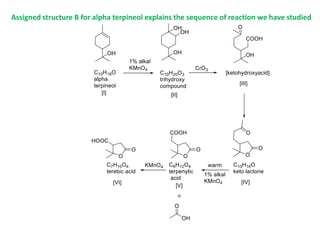 Chemistry of α-Terpineol | PPTX
