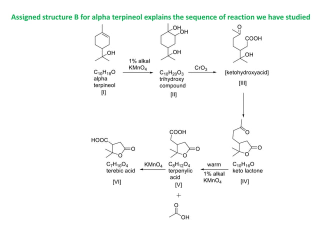 Chemistry of α-Terpineol | PPTX | Chemistry | Science