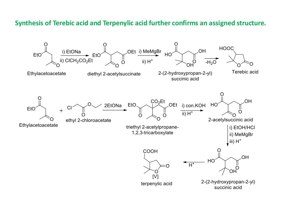 Chemistry of α-Terpineol