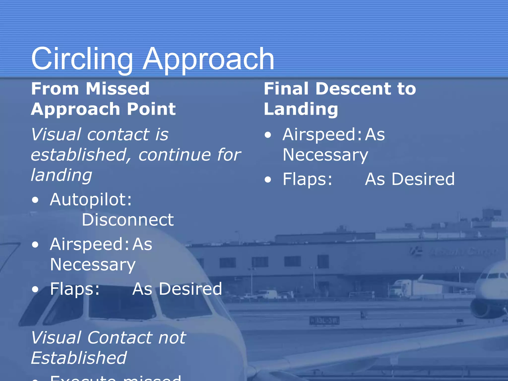 The Instrument Approach (TERPS) | PPTX