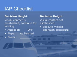 The Instrument Approach (TERPS) | PPTX