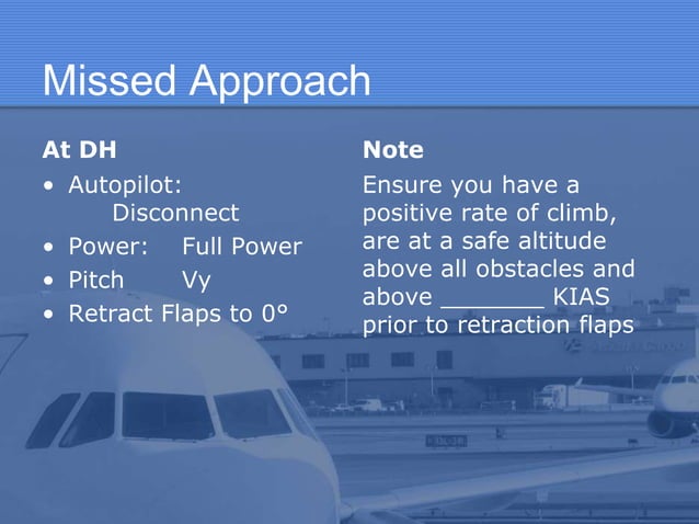 The Instrument Approach (TERPS) | PPTX