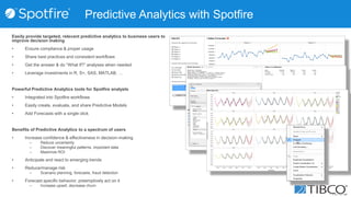 Extending the Reach of R to the Enterprise with TERR and Spotfire | PPT
