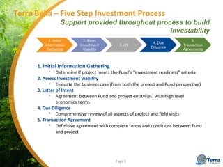 Terra bella fund | PPT