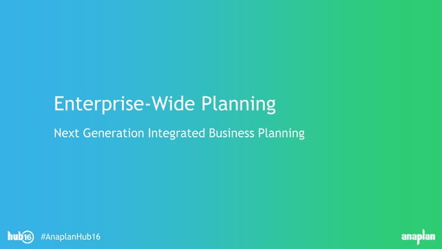 Hub16: Deloitte perspective: Next Generation Enterprise | PPT