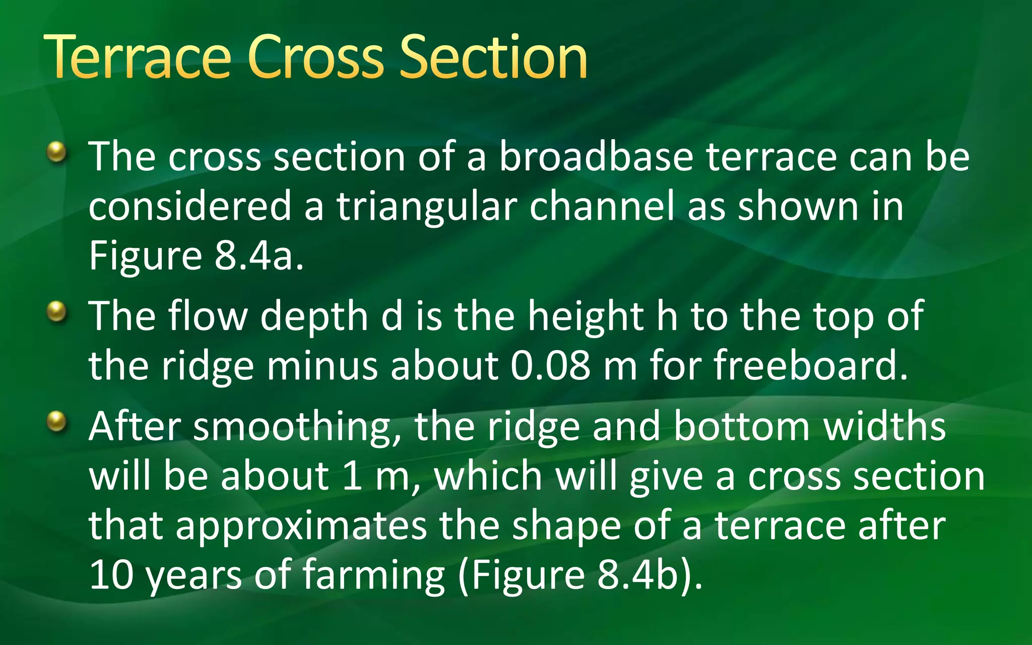 Terraces:Soil Water Conservation structure | PPTX