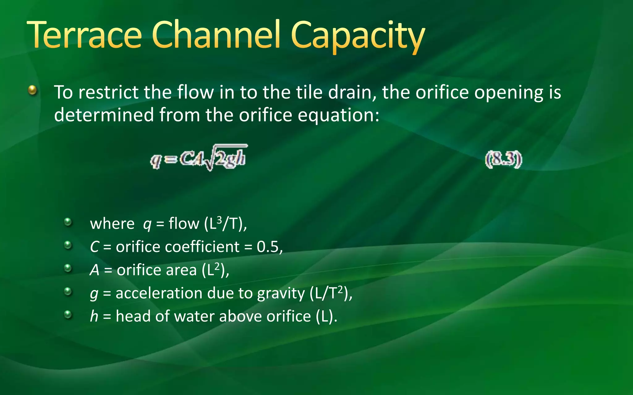 Terraces:Soil Water Conservation structure | PPTX
