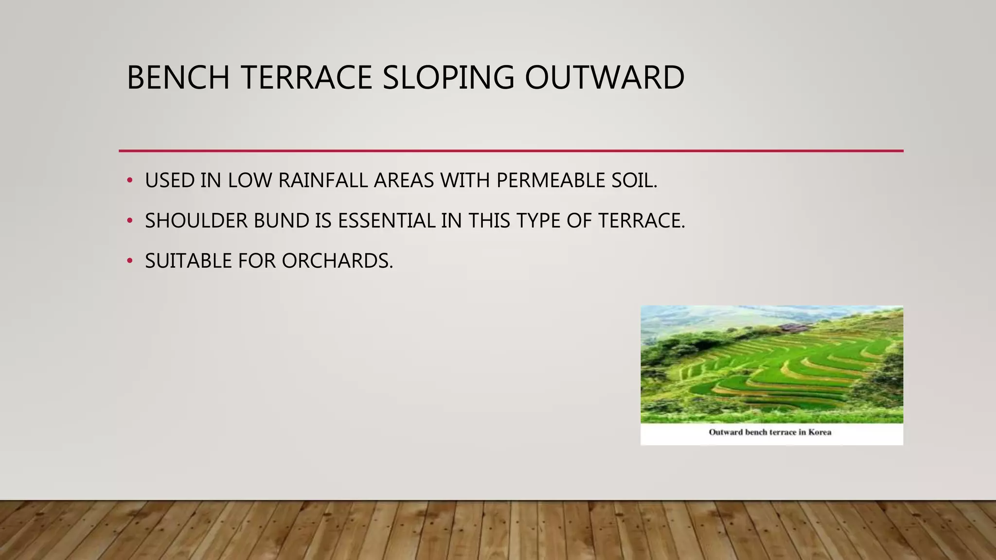 Terraces and their design | PPTX